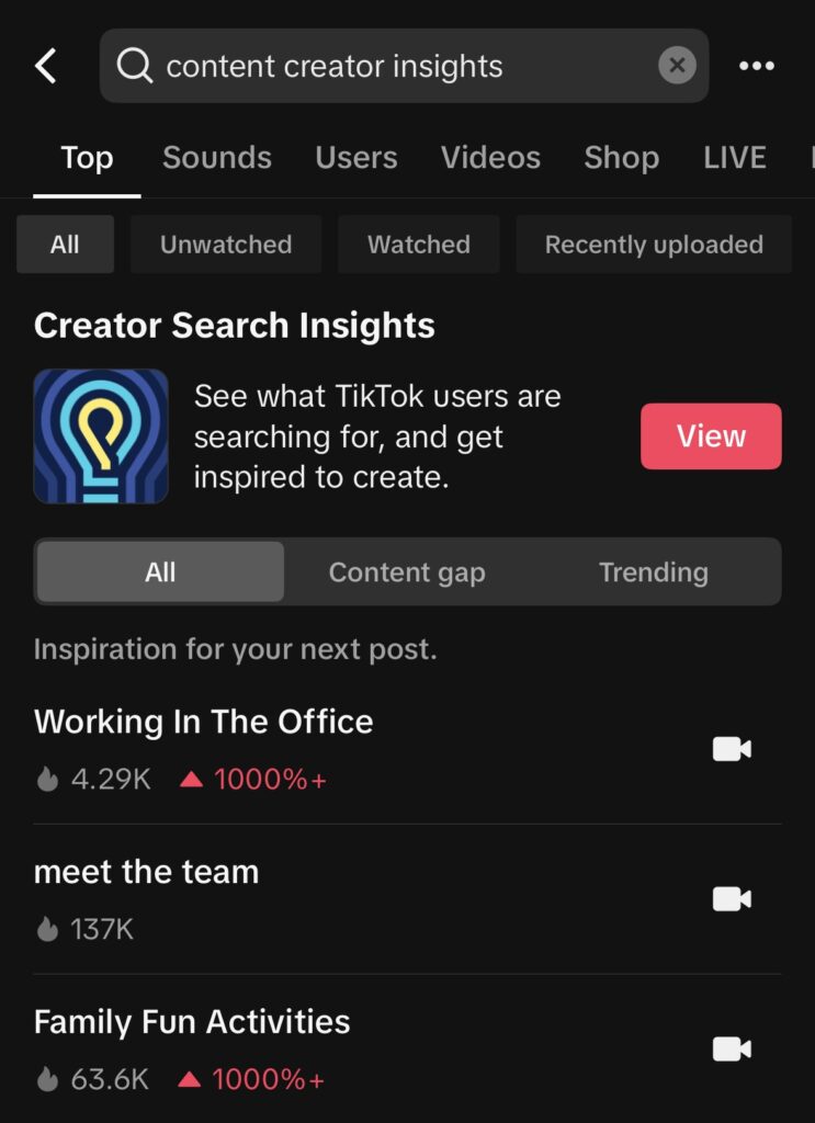 TikTok’s Creator Search Insights: How to Use this Unmissable ...