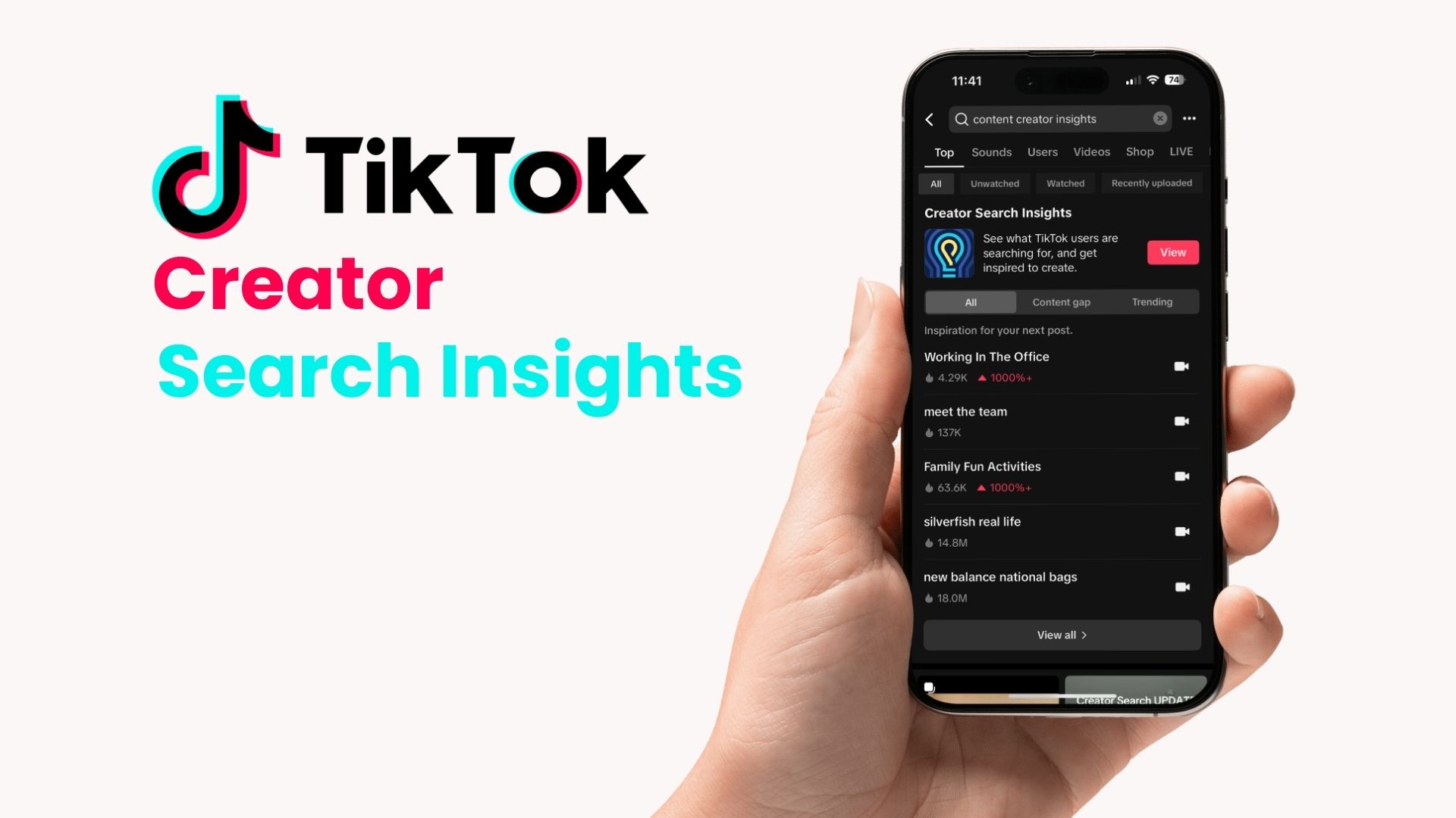 TikTok’s Creator Search Insights: How to Use this Unmissable ...